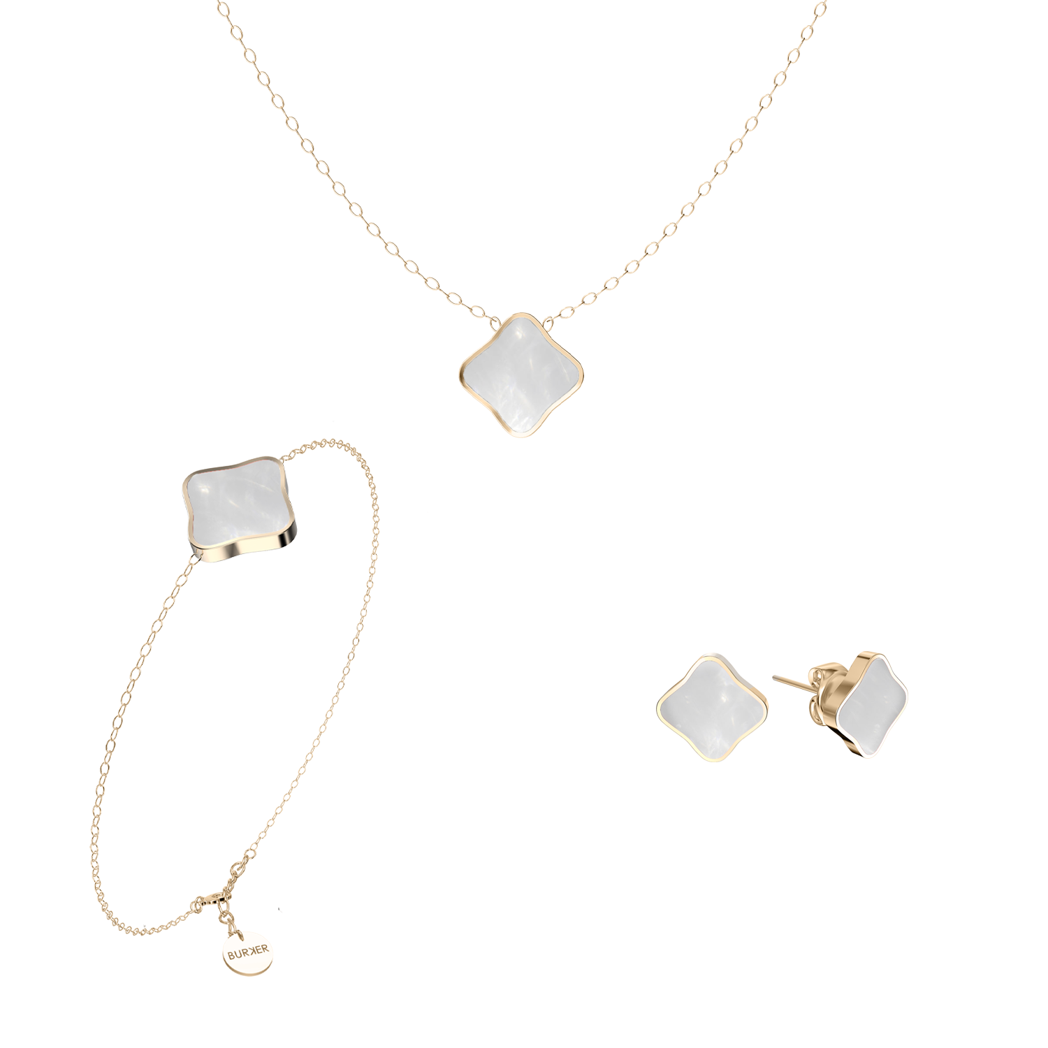 Flora Gold White Set – Dealer Burker